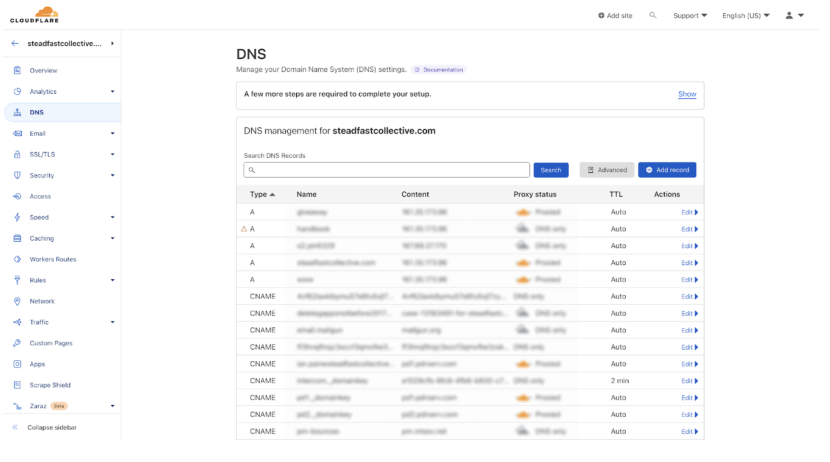 How to update DNS records | Steadfast Collective